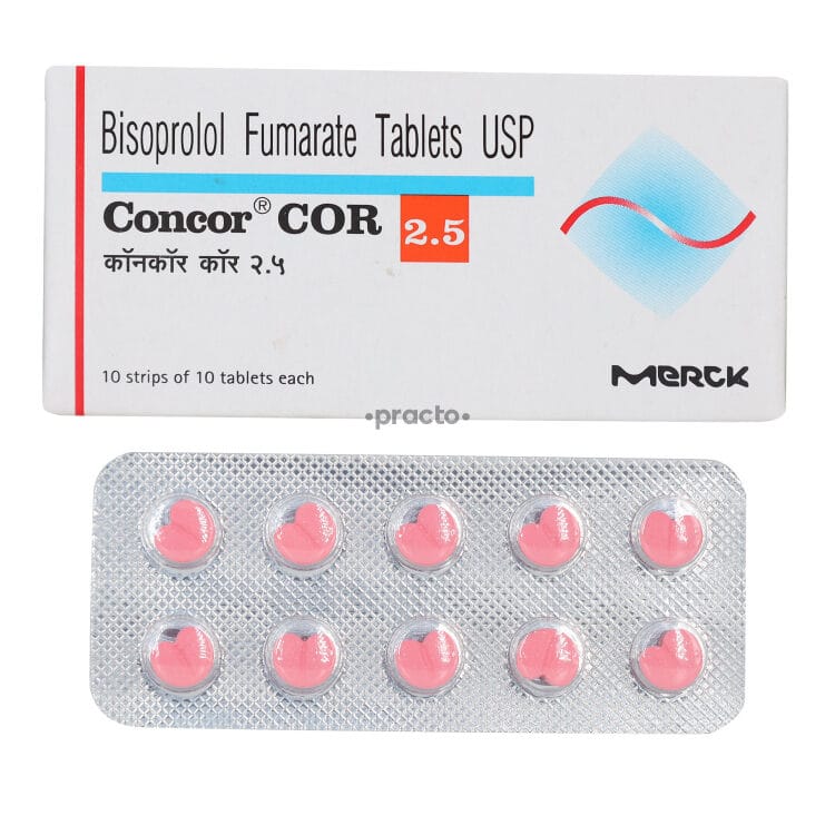 Buy Concor Cor for Blood Pressure & Heart Health | MedsBase