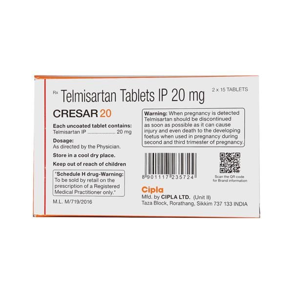 Buy Cresar for Hypertension Control | MedsBase