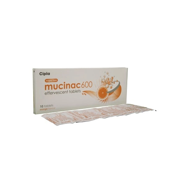 Buy Mucinac Effervescent: Effective Mucus Relief Solution | MedsBase