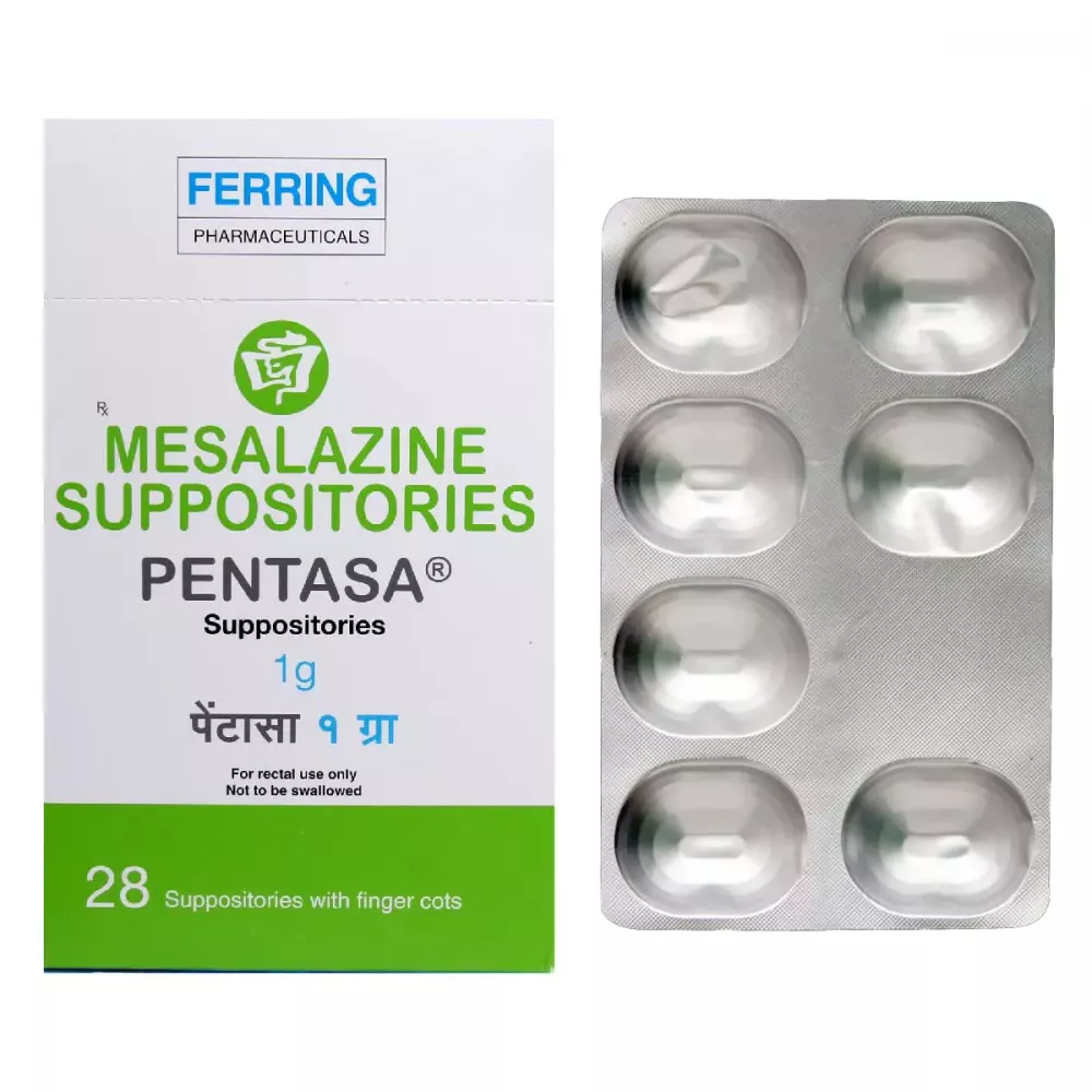 Buy Pentasa Suppositories for Ulcerative Colitis Relief | MedsBase