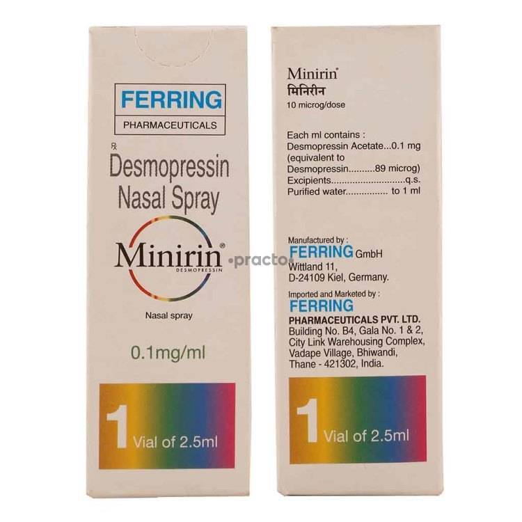 Buy Minirin Nasal Spray for Diabetes Insipidus & Bedwetting Relief ...