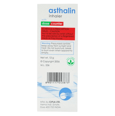 Buy Asthalin Inhaler: Effective Bronchodilator Relief | MedsBase