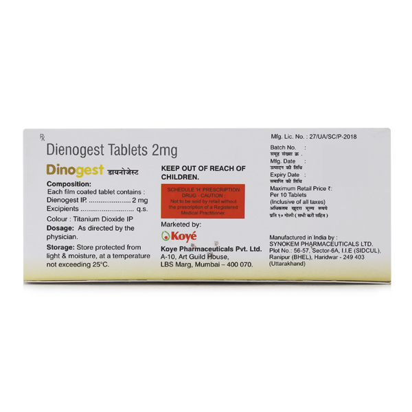 Buy Dinogest for Endometriosis Symptom Relief | MedsBase