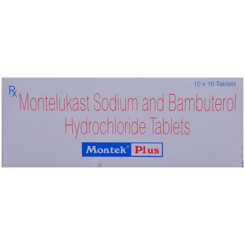 Buy Montek Plus for Asthma & Allergic Rhinitis Relief | MedsBase