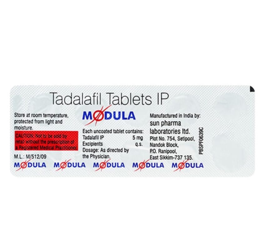 Buy Modula Online: Affordable Tadalafil for ED | MedsBase